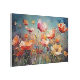 OnlyWow Akustibild Bunte Blumen | Gr.: 60 x 60 cm