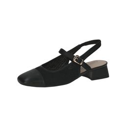 Caprice Slingpumps in BLACK COMB | Gr.: 37,5