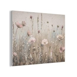 OnlyWow Akustibild Blumenfeld | Gr.: 60 x 60 cm