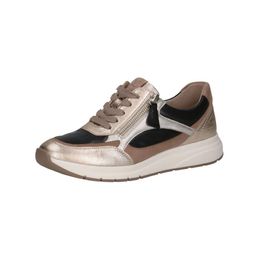 Caprice Sneaker in BLACK/GOLD | Gr.: 39