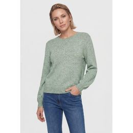 Olsen Strickpullover in Moss Green Melange | Gr.: 44