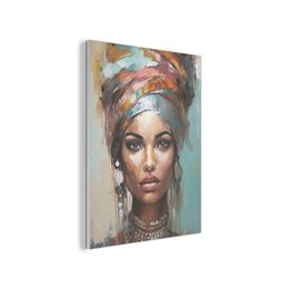 OnlyWow Akustibild Abstraktes Portr&auml;t | Gr.: 60 x 60 cm