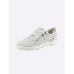 airsoft modern+ Damen Sneaker, Grau, Gr. 41, airsoft modern+, Sneakers & Schn&uuml;rer, Material: Veloursleder
