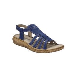 Josef Seibel Damen Sandaletten in Blau | Gr.: 45