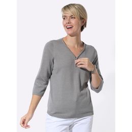 V-Ausschnitt-Pullover