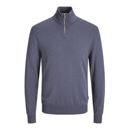 Jack & Jones Jack & Jones Strickjacke mit Viertelrei&szlig;verschluss in Turbulence | Gr.: XL