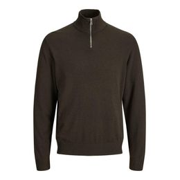 Jack & Jones Jack & Jones Strickjacke mit Viertelrei&szlig;verschluss in Rosin | Gr.: S
