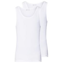 Hanro Unterhemd / Tanktop Cotton Essentials in Wei&szlig; | Gr.: L