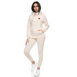 REPUBLIX Sportanzug LUCIANA in Beige | Gr.: XXL