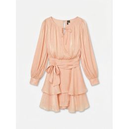 V&eacute;ro Moda Vero Moda Kleid in Orange Chiffon | Gr.: S