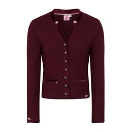 Spieth & Wensky Spieth & Wensky Strickjacke MALTA in burgund | Gr.: 3XL
