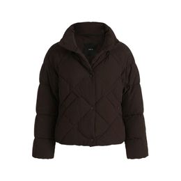 Zero Steppjacke mit Stehkragen in Black Coffee | Gr.: 42