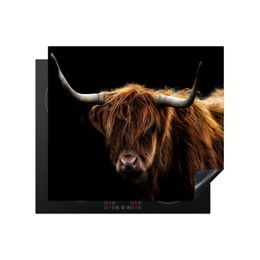 OnlyWow Herdabdeckplatte Schottisches Hochlandrind | Gr.: 59 x 51 cm