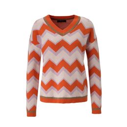 Aniston CASUAL Strickpullover in orange-flieder-ros&eacute;-goldfarben | Gr.: 38