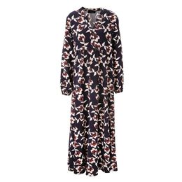 Aniston CASUAL Maxikleid in marine-sand-braun-dunkelbraun | Gr.: 36