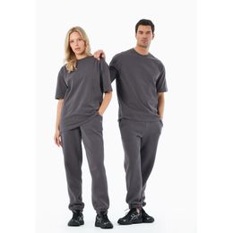 Organication T-Shirt "TUSSEM" in Schattengrau | Gr.: M