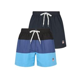 VINSON Badeshorts VMRudcott in Dark Sapphire-AzureBlue | Gr.: XL