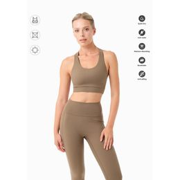 Organication Sport-BH "BEVINN" in Kiesgrau | Gr.: XS
