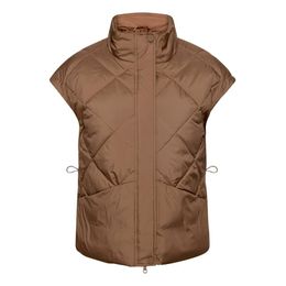 Betty Barclay Steppjacke mit Stehkragen in Dark Coffee | Gr.: 36