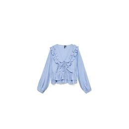 V&eacute;ro Moda Vero Moda Langarmbluse in brunnera blue | Gr.: M