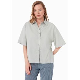 Organication Bluse "WOR19105" in Gr&uuml;nmoos | Gr.: L