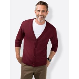 WITT WEIDEN Cardigan in bordeaux | Gr.: 50
