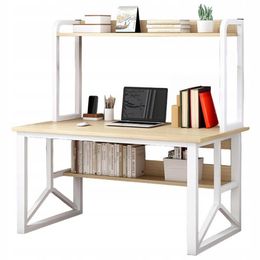 Schreibtisch,, Braun, Holzwerkstoff, 60x150x120 cm, Arbeitszimmer, Schreibtische, B&uuml;rotische