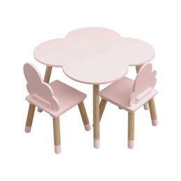 Mobili Rebecca Kindertisch,, Pink, Holzwerkstoff, 60x44x60 cm, Kinderzimmer & Jugendzimmer, Kinderm&ouml;bel, Kindersitzm&ouml;bel & Kindertische, Kindersitzgruppen