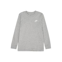 Nike Sportswear Shirt 'FUTURA' Jungen Gr&ouml;&szlig;e 122/128 hellgrau / wei&szlig;