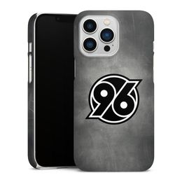 DeinDesign iPhone 13 Pro Handy Premium Case Smartphone Handyh&uuml;lle Schutzh&uuml;lle matt H96 Hannover 96 Concrete Premium Case
