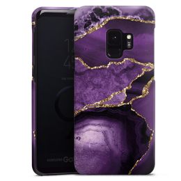 DeinDesign Galaxy S9 Handy Premium Case Smartphone Handyh&uuml;lle Schutzh&uuml;lle matt Pink Glitzer Marble Premium Case