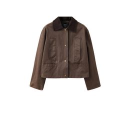 Mango Jacke 'GARDEN' Damen Gr&ouml;&szlig;e XL braun Sommerjacke