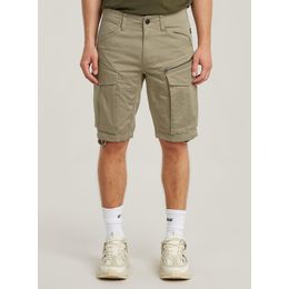 G-Star Raw G-STAR Herren Shorts "Rovic Zip Regular Shorts", beige, Gr. 38, Obermaterial: 97% Baumwolle, 3% Elasthan, Hosen