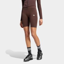 Damen Shorts "SEAMLESS", braun, Gr. L, adidas originals, Obermaterial: 88% Polyamid, 12% Elasthan, Hosen, nahtlose Konstruktion, ohne Verschluss,