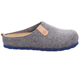 Rohde Herren Pantoffel "Napoli-H", Gr. 44grau, Filz, Schuhe, Hausschuh, Homeslipper, Wohlf&uuml;hlschuh mit Label