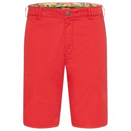 MEYER Herren Chinohose "PALMA", rot, Gr. 28, uni, Obermaterial: 97% Baumwolle CO. 3% Elasthan EL., Hosen, mit franz&ouml;sischen Einschubtaschen