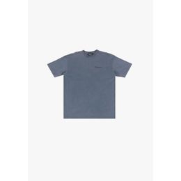 DROPSIZE Herren T-Shirt "Dropsize REGULAR FIT T-SHIRT", blau, Gr. M, unifarben, 100% Baumwolle, Shirts