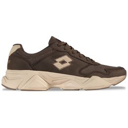 Lotto Herren Sneaker, Gr. 46braun, sand, Kunstfaser, Synthetik, mehrfarbig, Schuhe
