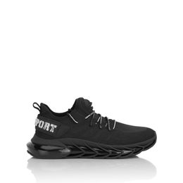 Plein Sport Damen Sneaker "Running-Sneaker", Gr. 35, schwarz, Schuhe