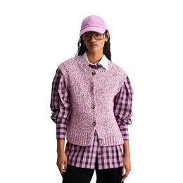 Marc O'Polo Damen Strickpullover "aus Schurwolle-Alpakawolle-Mix", rosa, Gr. XXS, MARC O'POLO DENIM, unifarben, Obermaterial: 65% Schurwolle, 26% Polyamid, 9%