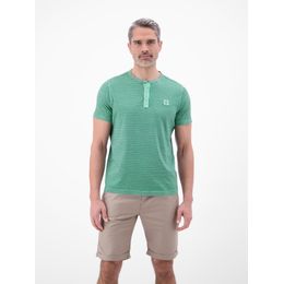 Lerros Herren T-Shirt "T-Shirt in Fineliner-Optik, Rundhalsausschnitt", gr&uuml;n, Gr. XXXL, 100% Baumwolle, Shirts