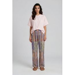 Smith & Soul SMITH & SOUL Damen Schlupfhose, bunt, Gr. XL, bedruckt, Web, Material: 100% Viskose, Hosen, mit Elastikbund & seitlichen Taschen