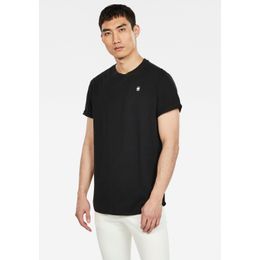 G-Star Raw G-STAR Herren T-Shirt "Lash", schwarz, Gr. XXL, unifarben, Jersey, Obermaterial: 100% Baumwolle, Shirts, mit kleinem Logodetail