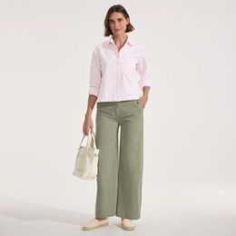 LANDS' END Weite Chinos High Waist aus Lyocell-Mix f&uuml;r Damen in Petite-Gr&ouml;&szlig;e, Damen, size: petite, Braun, Baumwolle/Baumwoll-Mischung, by Lands' End