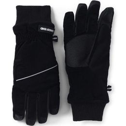 LANDS' END Wasserdichte Handschuhe SQUALL f&uuml;r Damen, Damen, size: regular, Schwarz, Nylon, by Lands' End