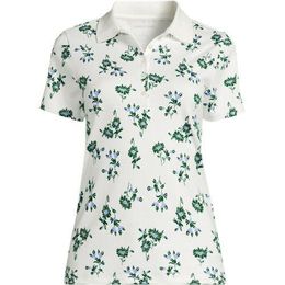 LANDS' END Supima-Poloshirt f&uuml;r Damen in Plus-Gr&ouml;&szlig;e, Damen, size: plus, Schwarz, Baumwolle, by Lands' End