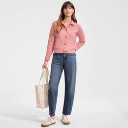 LANDS' END Soft Denim Relaxte Barrel-Jeans Mid Waist, Damen, size: regular, Blau, by Lands' End