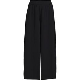 LANDS' END Creaseless 7/8-Palazzohose f&uuml;r Damen in Plus-Gr&ouml;&szlig;e, Damen, size: plus, Schwarz, Polyester, by Lands' End