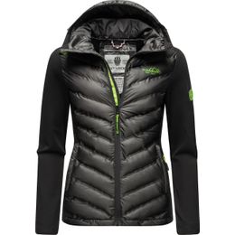 Navahoo Damen Outdoorjacke "Nimm Mich Mit", schwarz, Gr. M, Obermaterial: 100% Polyester. Obermaterial &Auml;rmel: 68% Viskose, 27% Polyamid, 5% Elasthan.