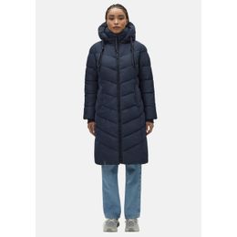 Marikoo Damen Steppmantel "Sahnekatzii XIV-1", blau, Gr. M, Obermaterial: 100% Polyester. Innenfutter: 100% Polyester. &Auml;rmelfutter: 100% Polyester.